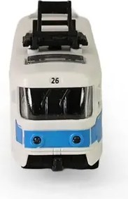 RAPPA Tramvaj modrá 16 cm / Setrvačníkový pohon / Otevírací dveře