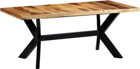Jídelní stůl 180 x 90 x 75 cm masivní akáciové dřevo 247432