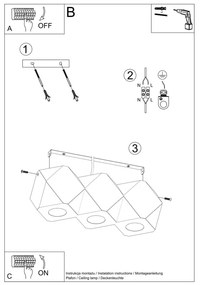 Bodové svítidlo v přírodní barvě 12x36 cm Vige – Sollux