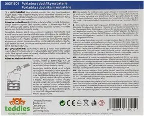 TEDDIES Dětská pokladna se zvukem, světlem a doplňky / 18 cm / Plast /