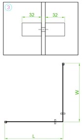 BPS-koupelny Čtvercový sprchový kout HYD-SK30B 90x90 černá/transparent + vanička HYD-SSV-JUKO šedá