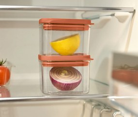 Tchibo - Čtvercové dózy na potraviny - barva: transparent