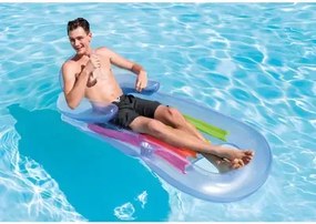 INTEX Nafukovací lehátko 58802EU 160 x 85 cm / Lehátko / stabilní opěr