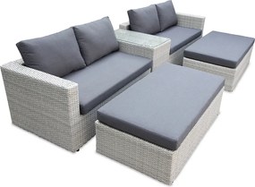 Luxusní zahradní sedací souprava Drammen XL sofa set
