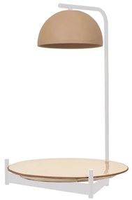 Designová stolní lampička Absis Table Barva stínítka: Terracotta, Barva svítidla: Bílá