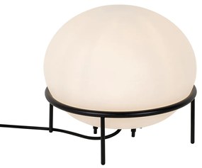 Designová venkovní stolní lampa černá - Jannie