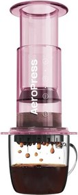 Ruční kávovar aeropress clear pink