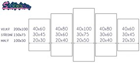 3D obraz puzzle Velikost (šířka x výška): 200x100 cm