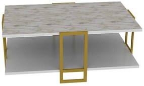 Designový konferenční stolek Abequa 91,5 cm bílý
