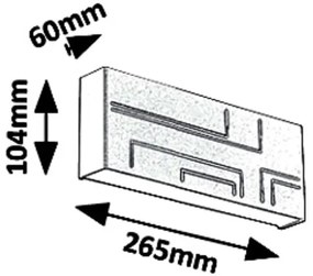 Rabalux 8873 - LED Venkovní nástěnné svítidlo MARIBOR LED/12W/230V IP65