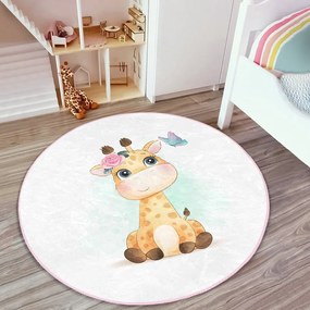 Bílý dětský koberec ø 80 cm Comfort – Mila Home