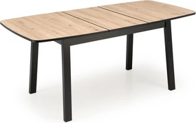 Rozkládací jídelní stůl Barril 130/170 cm dub artisan/černý