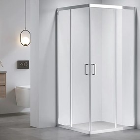 BPS-koupelny Čtvercový sprchový kout HYD-SK102 90x90 chrom/transparent