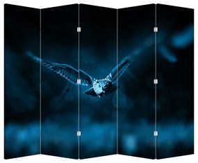 Paraván - Letící sova (210x170 cm)