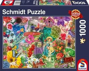 SCHMIDT Puzzle Zábavné zahradničení / 1000 dílků