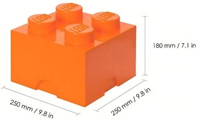 Lego® Oranžový úložný box LEGO® Smart 25 x 25 cm