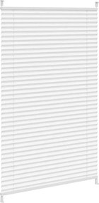 Plisovaná roleta 80 x 125 cm, bílá 240602