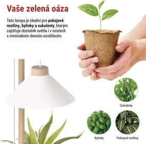 EMOS Bílá LED pěstební lampička 7W Z7905