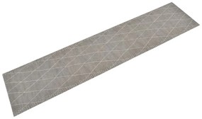 Kuchyňský koberec omyvatelný Kosočtverce 60 x 300 cm samet 136566