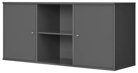 Antracitová nízká závěsná komoda 133x61 cm Mistral – Hammel Furniture