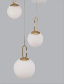 Závěsné LED svítidlo NOVA LUCE HOOK 30,49W 3000K 9695222 stmívatelné Triac