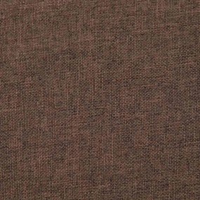 Lavice s úložným prostorem 116 cm hnědá polyester 281320