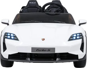 Elektrické autíčko Porsche Taycan Turbo S bílé