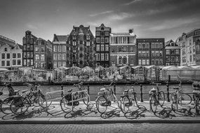 Fotografie AMSTERDAM Singel With Flower Market, Melanie Viola, (40 x 26.7 cm)