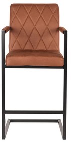 LABEL51 barová židle DENMARK koňak Color: Cognac UK-30.295