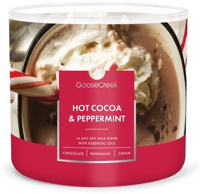 Goose Creek Candle svíčka Hot Cocoa & Peppermint, 411 g