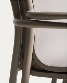 Taupe zahradní židle Luri – Kave Home
