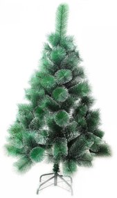Umělý vánoční stromek, zasněžená borovice, 210cm