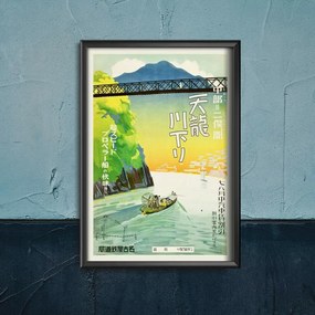 Retro plakát Řeka tenry