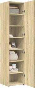 Skříň highboard dub sonoma 40 x 42,5 x 185 cm kompozitní dřevo 3281401