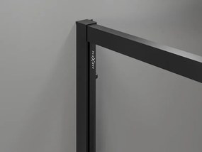 Mexen Exo-R Kout sprchový pětiúhelný se sklápěcími dveřmi 90 x 90 cm, transparentní, černý - 812-090-090-70-00
