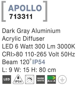 Venkovní LED lampa Apollo