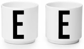 Egg Cups s písmenem E, sada 2ks Design Letters
