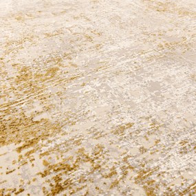 Tribeca Design Kusový koberec Zoom Border Gold Rozměry: 160x230 cm