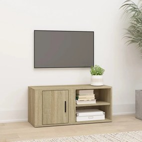 TV skříňka dub sonoma 80 x 31,5 x 36 cm kompozitní dřevo