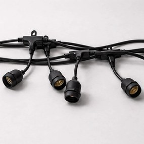 LED světelný řetěz Basic1, 15m, (bez žárovek), b