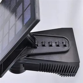 Solight WO772 LED solární osvětlení se senzorem 8W černá / 600lm / Li-