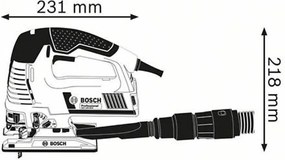 Elektrická přímočará pila Bosch GST 160 BCE 0601518000