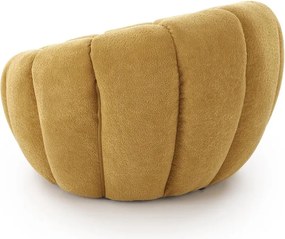 Čalouněné designové křeslo GASPAR 2 hořčičné