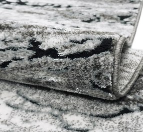 BE Koberec Miami Plus 0303 GREY - šedý obdélníkový Rozměr: 40x60 cm
