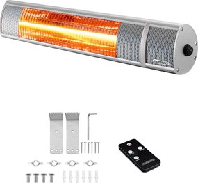Infrazářič MZH2000 stříbrná 2000W