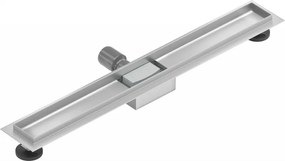 Mexen Flat nerezový sprchový žlab 70 cm - tělo žlabu bez krytu, 1015070