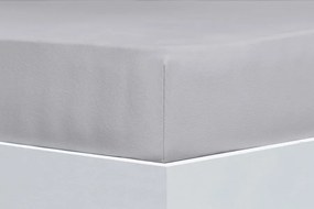 Florella Prostěradlo Avance Jersey 45 Silber - rozbaleno, 90-100x200 cm