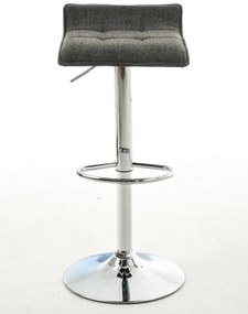 Bhm germany Barové židle Madison (SET 2 ks), textil, světle šedá