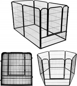 Skladací ohrádka pro psa - výběh pro štěnata 158x100 cm SPRINGOS PA1022