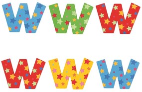 Bigjigs Toys Hvězdičkové písmenko W